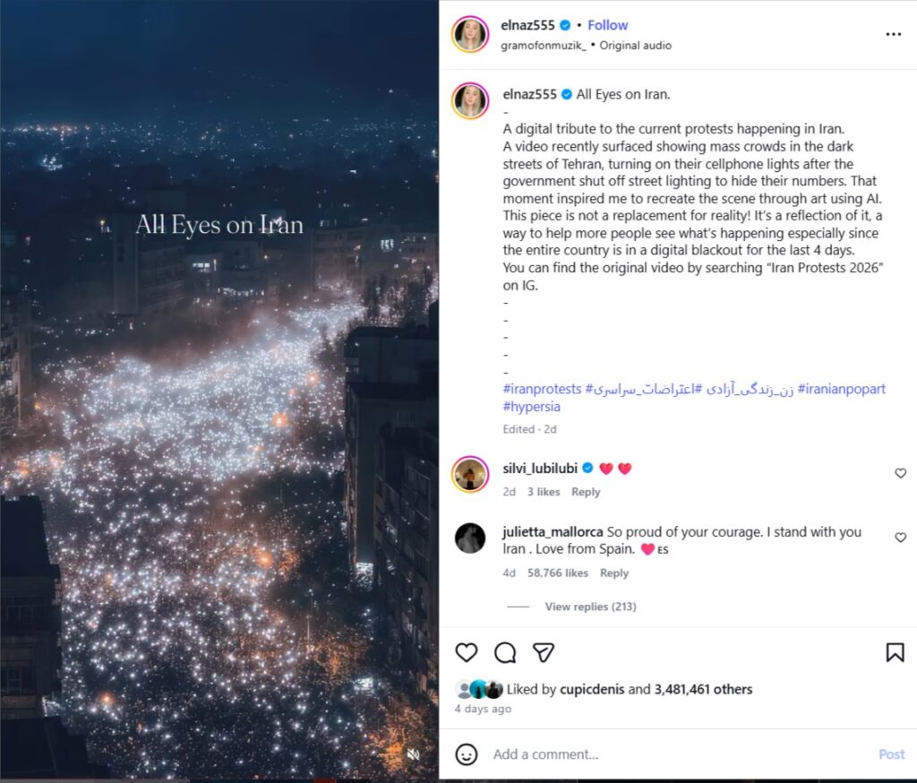 Protesti u Iranu jesu masovni, ali pogrešno prikazani AI snimkom ...